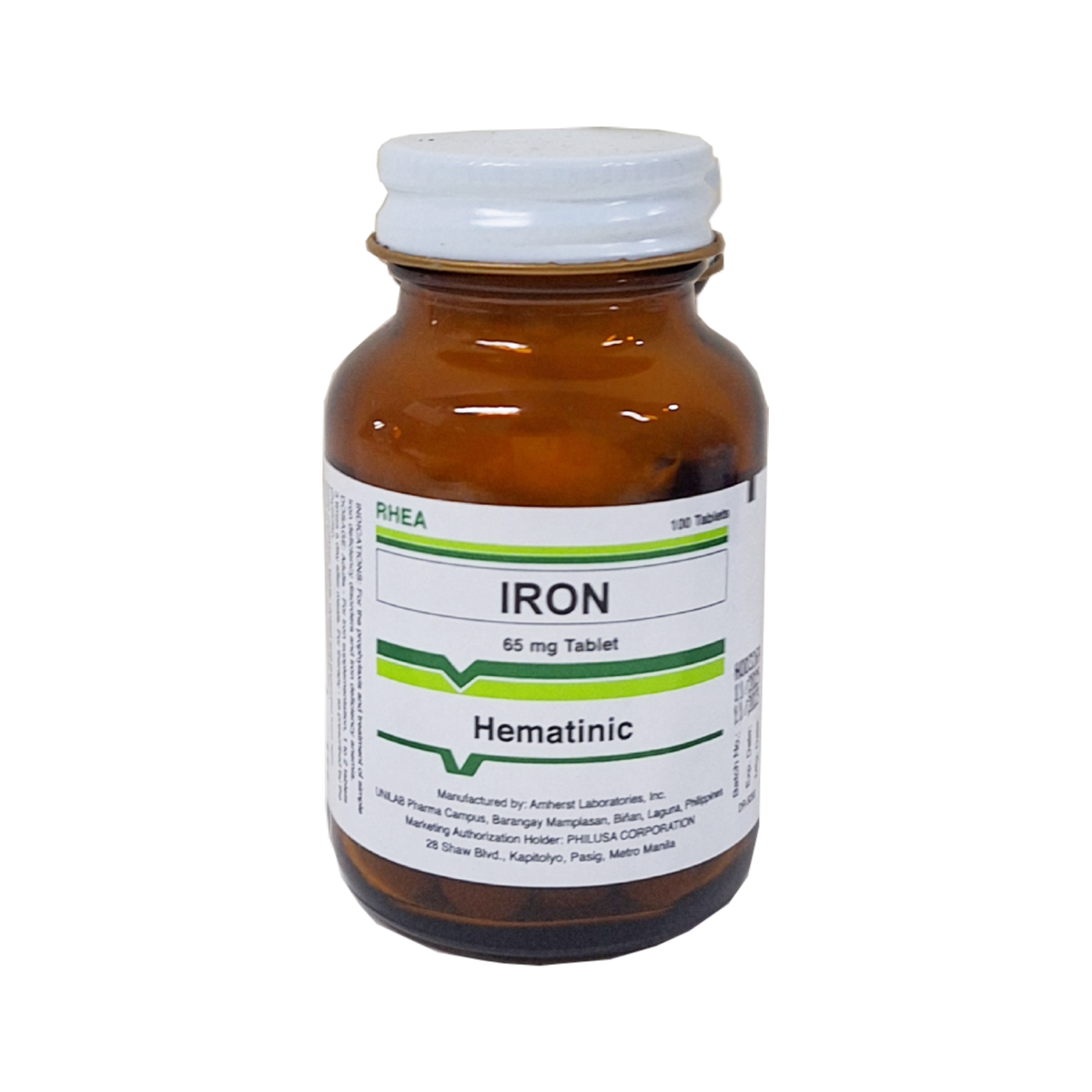 RHEA IRON 65mg 100s — PHILUSA Online Store