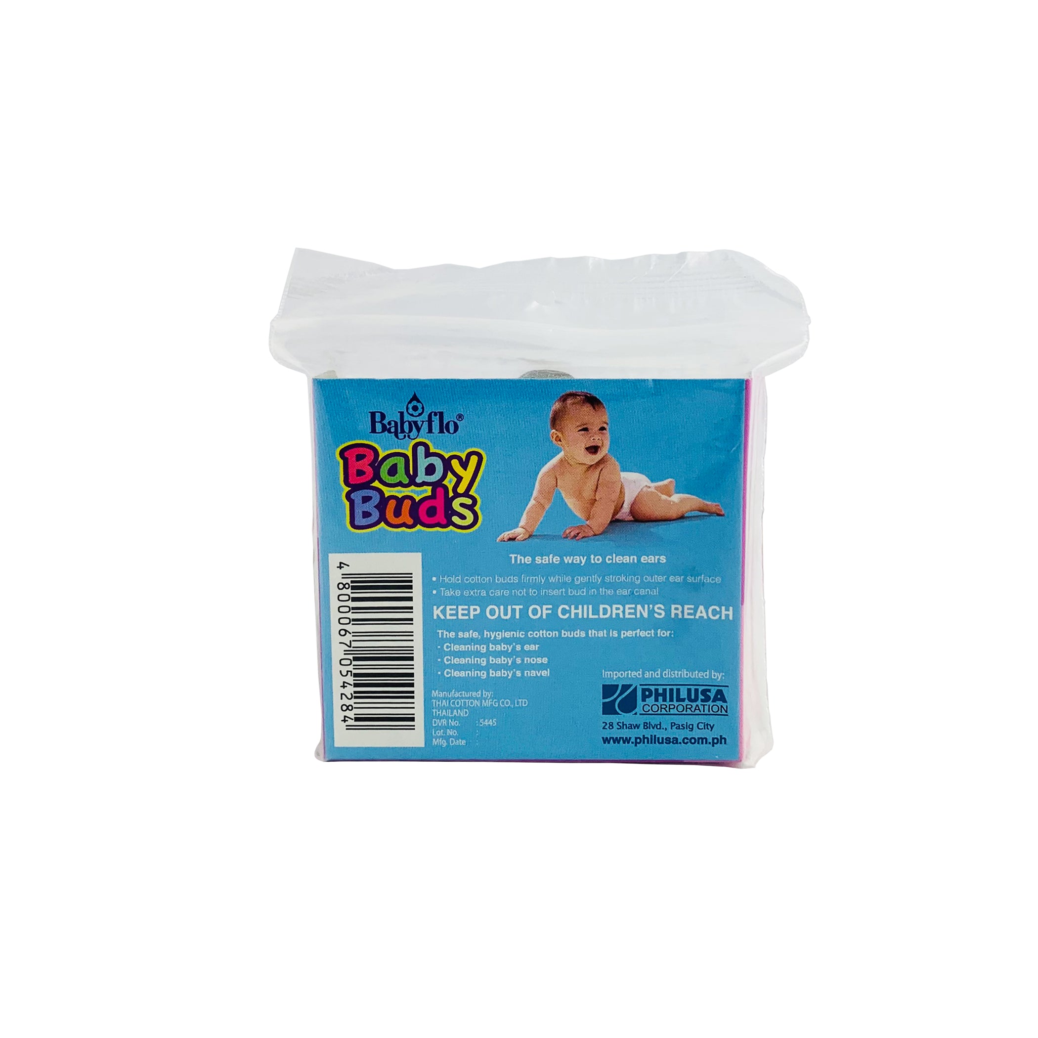 Babyflo Baby Buds White Plastic Stem 200tips — PHILUSA Online Store