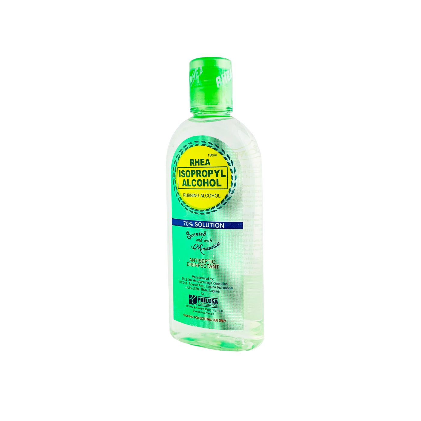 RHEA Isopropyl Alcohol 70% with Moisturizer 150mL — PHILUSA Online Store