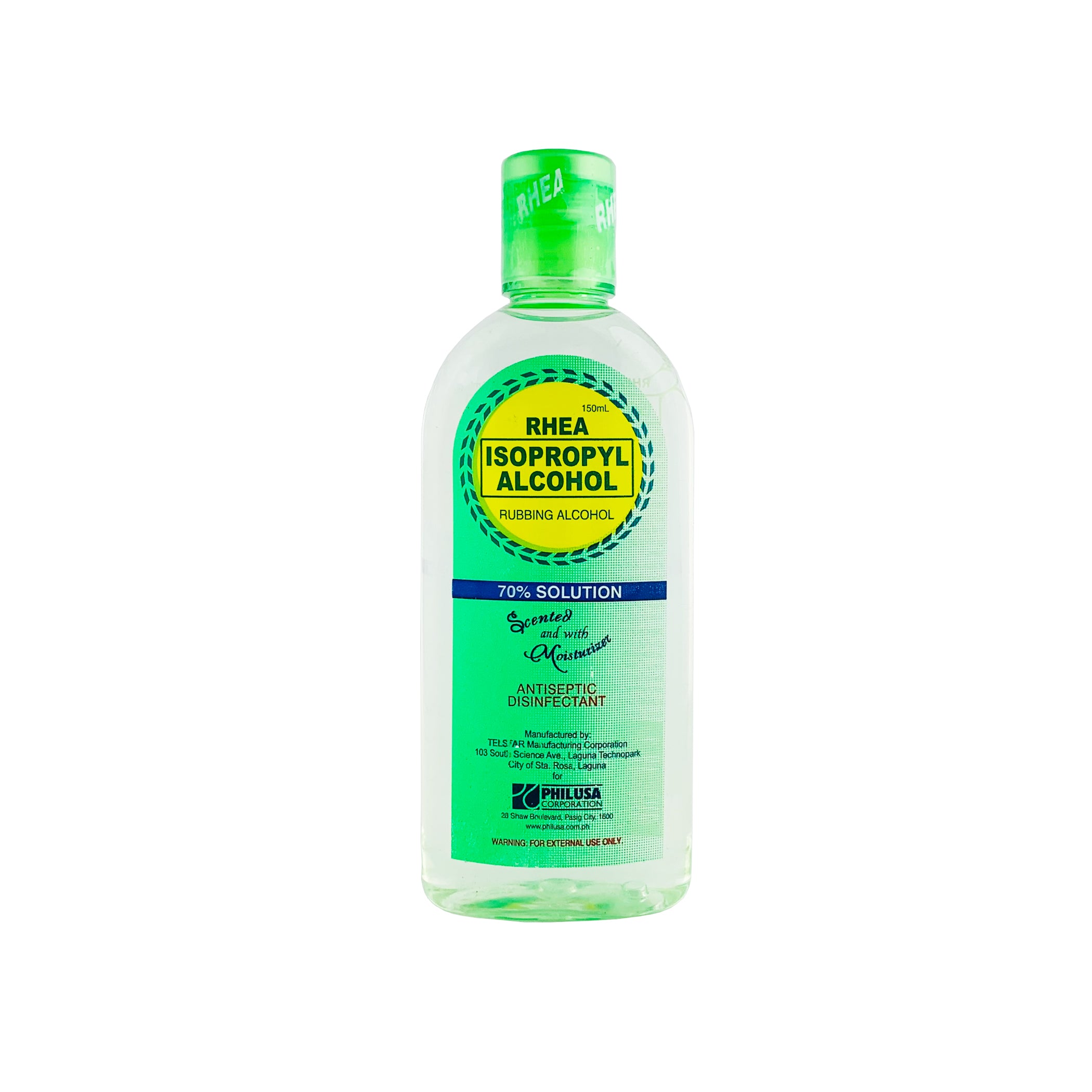 RHEA Isopropyl Alcohol 70% with Moisturizer 150mL — PHILUSA Online Store