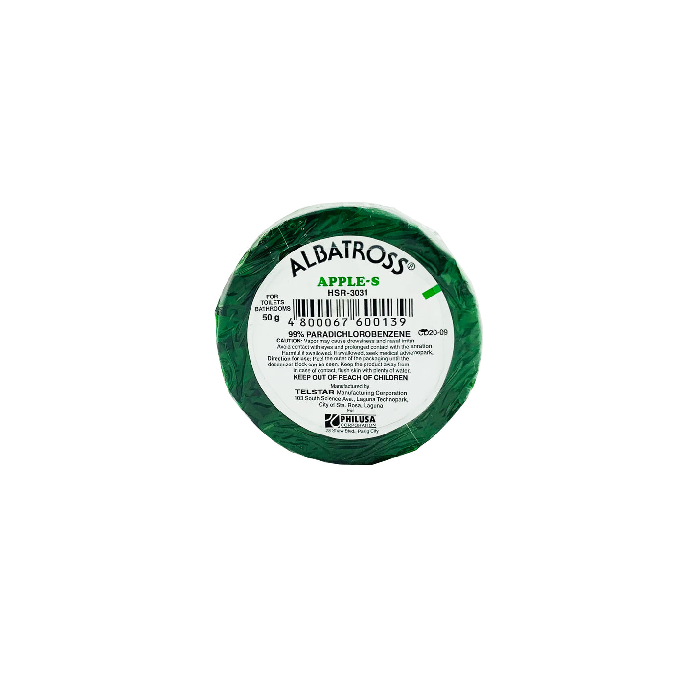 Albatross Deodorizer Apple Refill 50g — PHILUSA Online Store