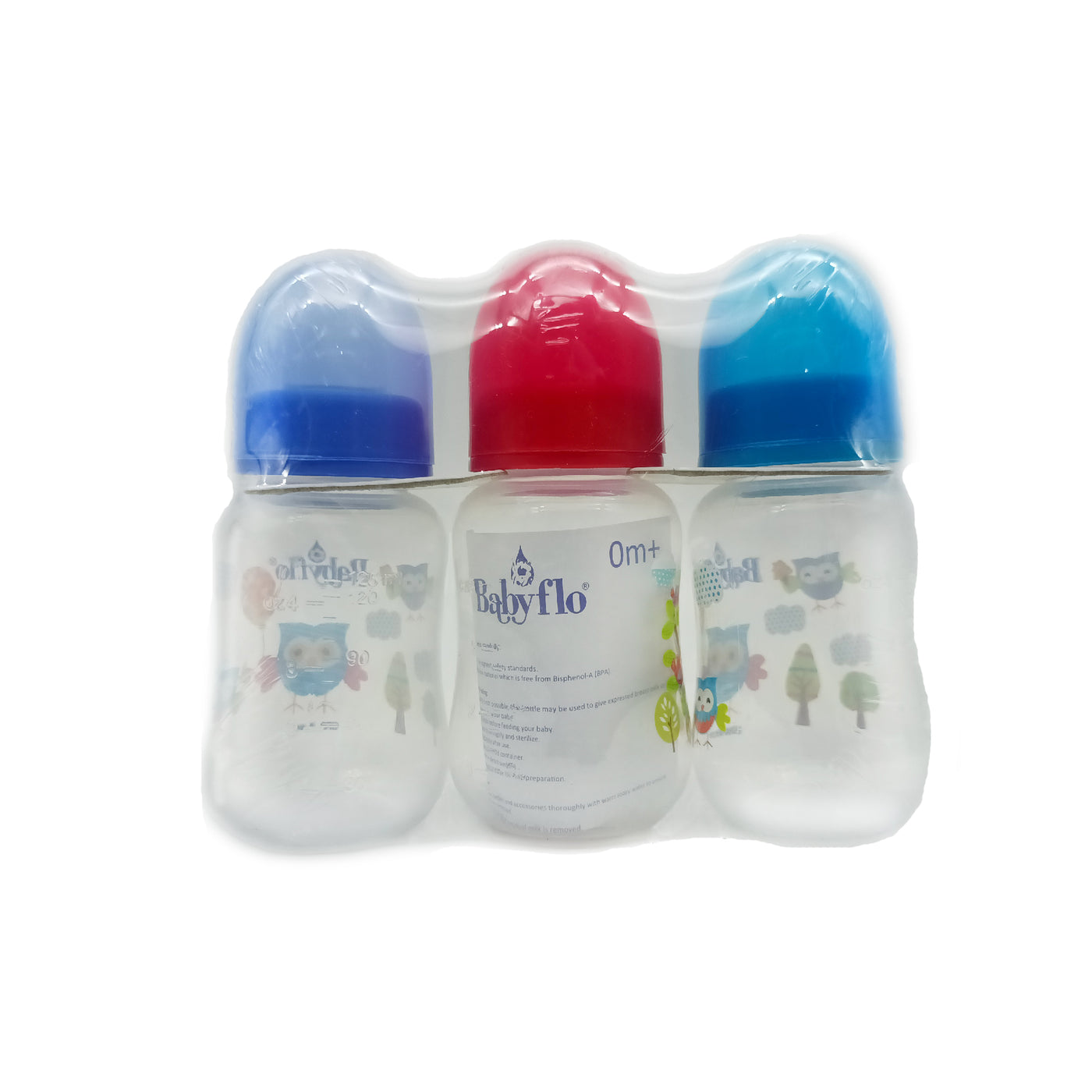 Babyflo Feeding Bottle Tri-Pack 4oz — PHILUSA Online Store
