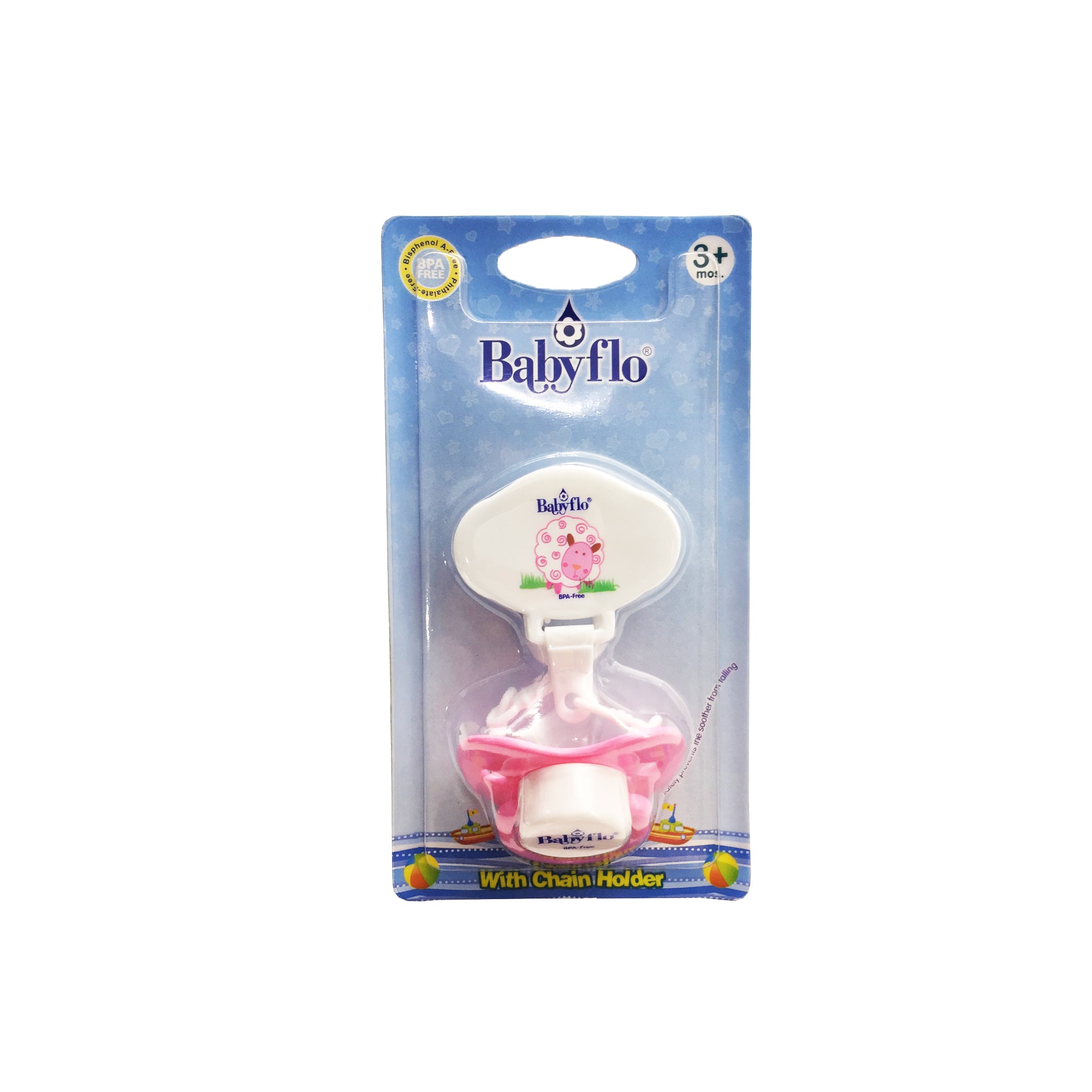Babyflo Pacifier with Chain Holder — PHILUSA Online Store