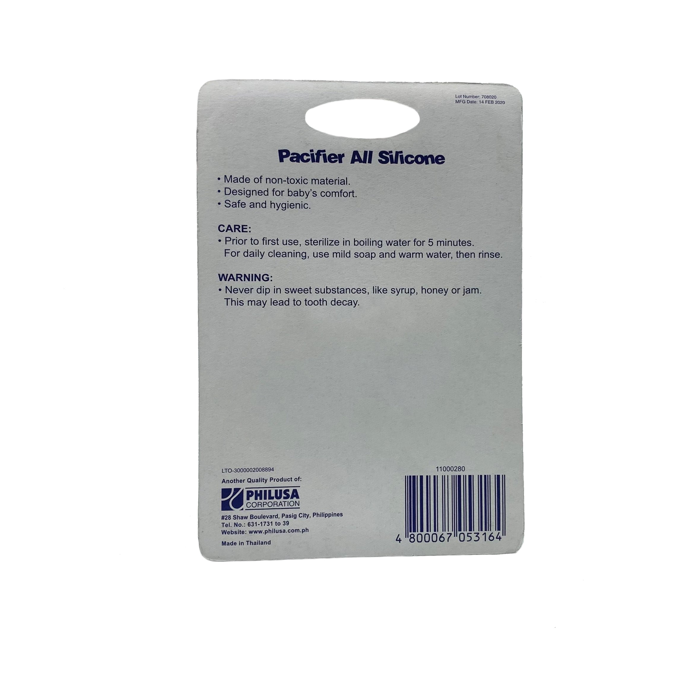 Babyflo Pacifier All Silicone — PHILUSA Online Store