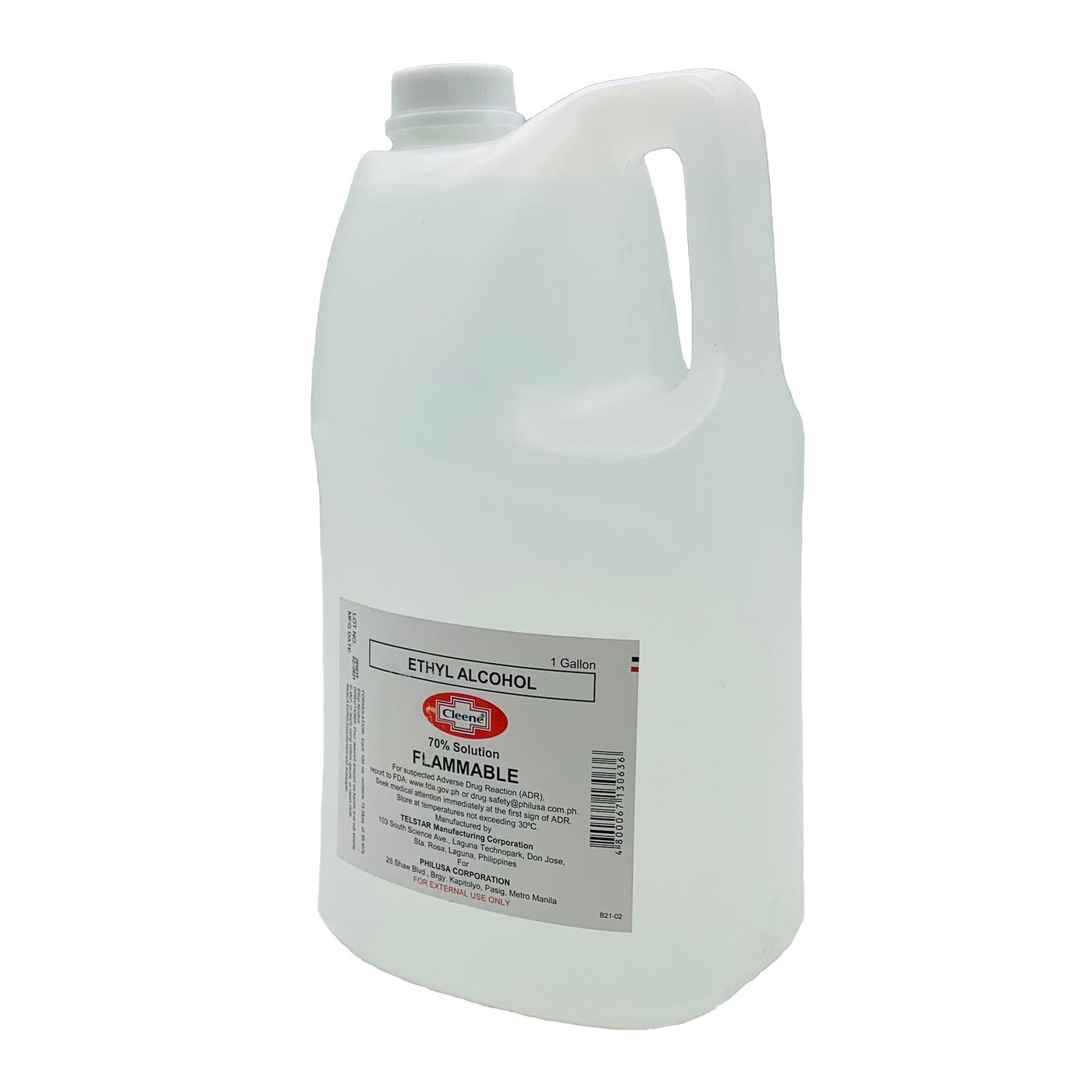 Cleene Ethyl Alcohol 70% 1 Gallon — PHILUSA Online Store