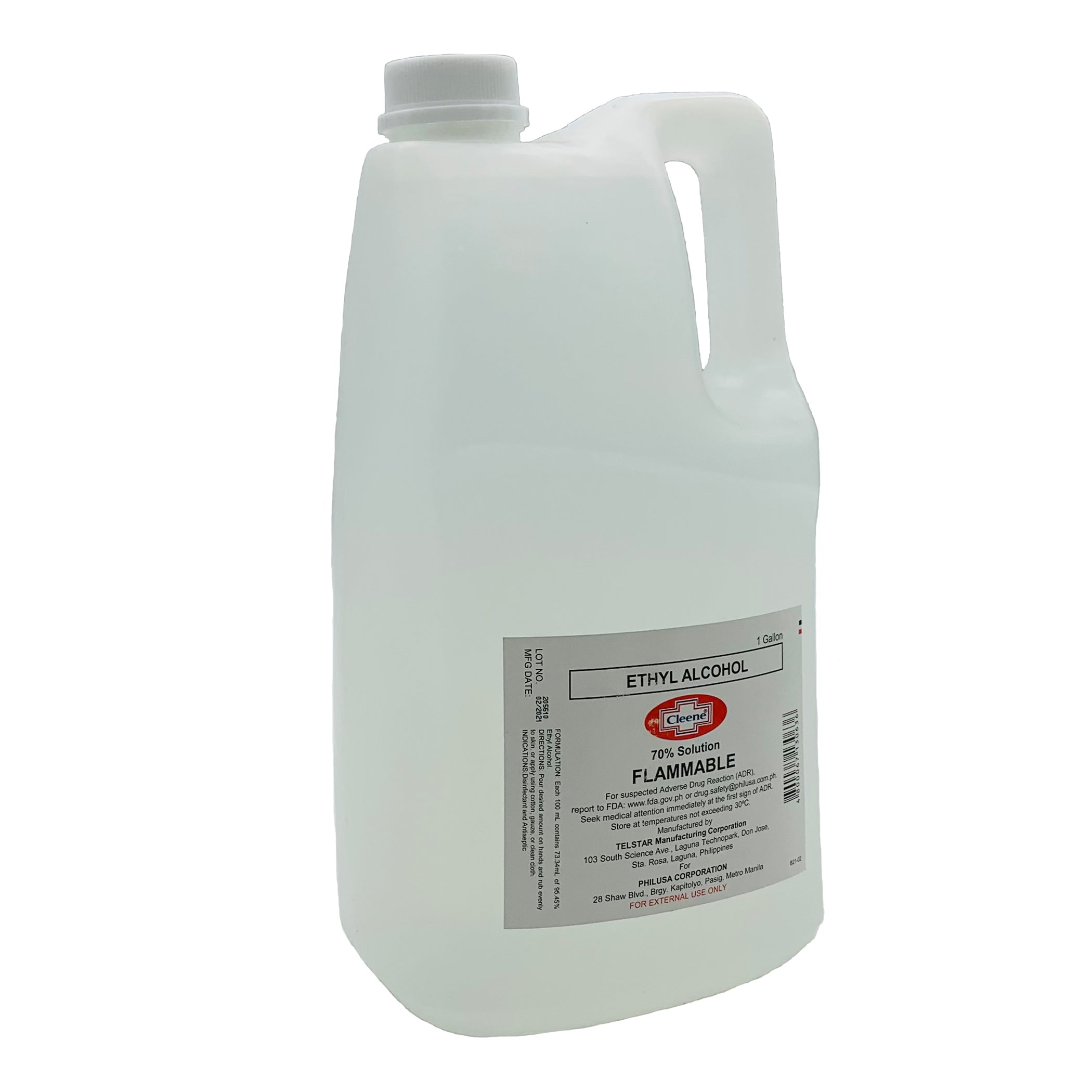 Cleene Ethyl Alcohol 70% 1 Gallon — PHILUSA Online Store
