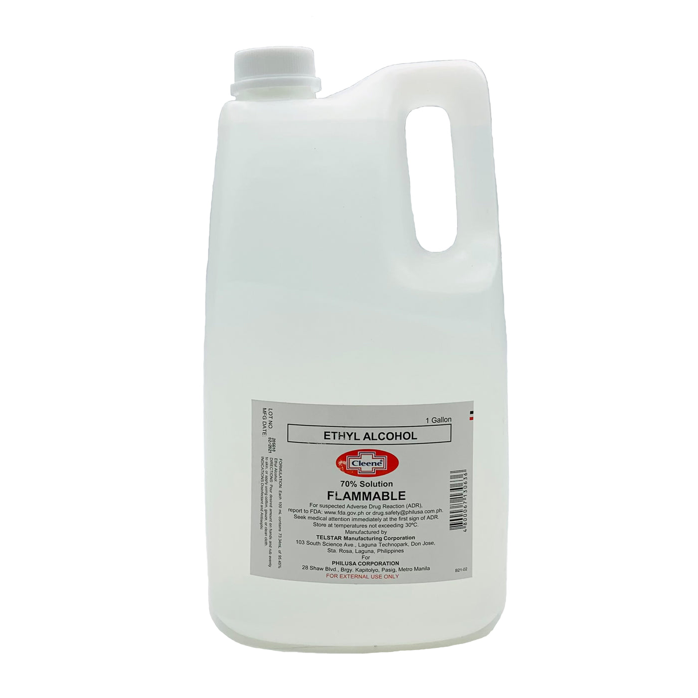 Cleene Ethyl Alcohol 70% 1 Gallon — PHILUSA Online Store