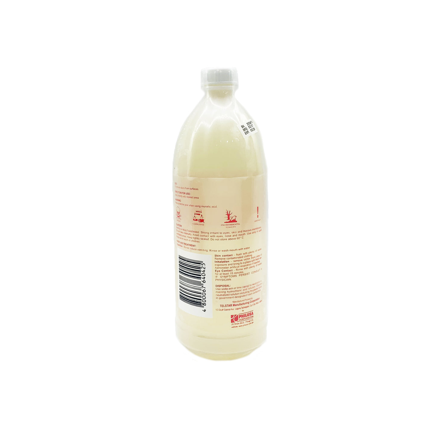 Apollo Muriatic Acid 1 Liter — PHILUSA Online Store