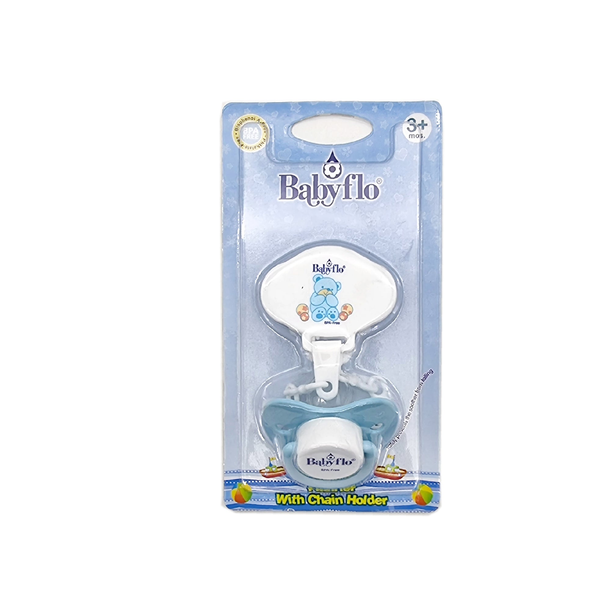 Babyflo Pacifier with Chain Holder — PHILUSA Online Store