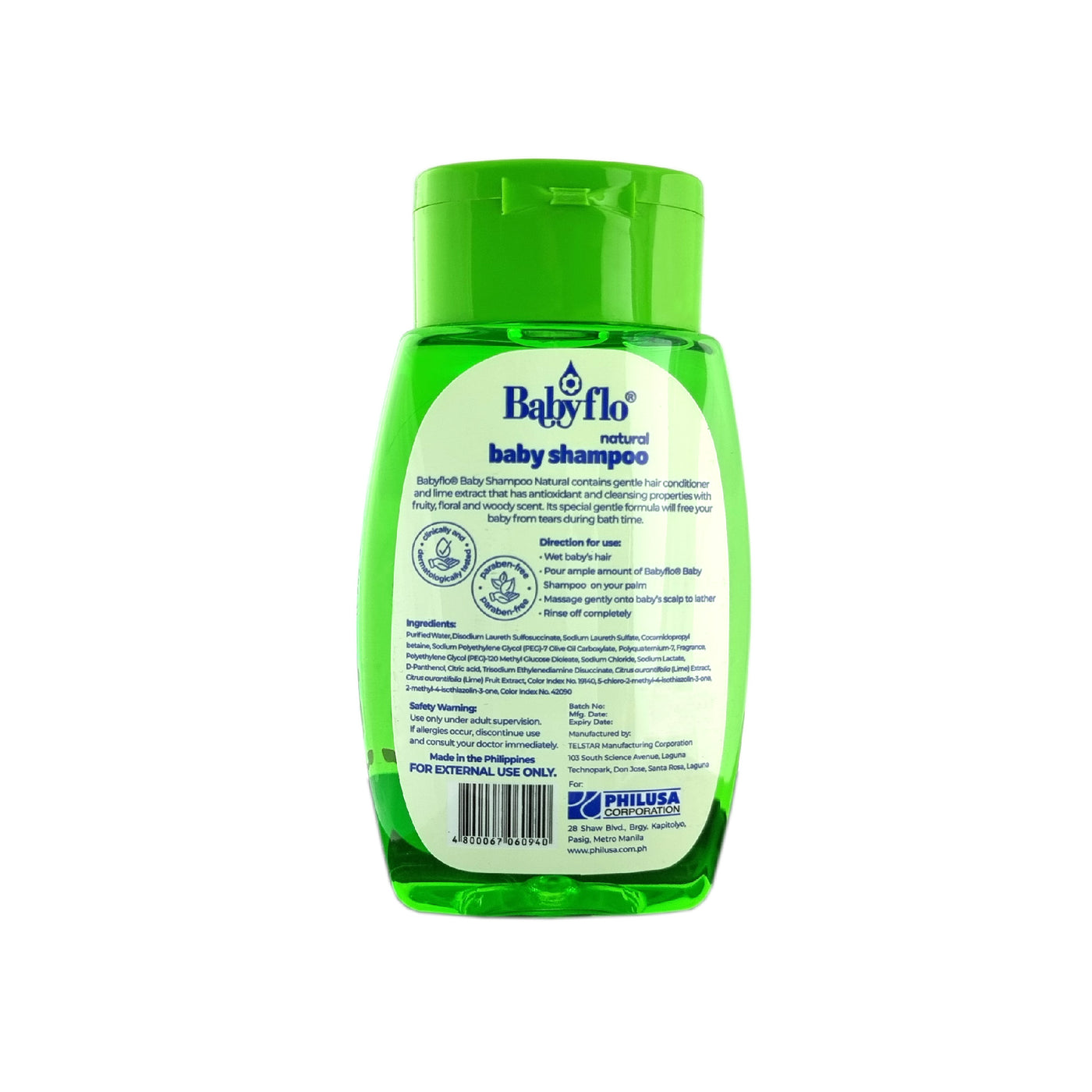 Babyflo Shampoo Natural 125mL — PHILUSA Online Store