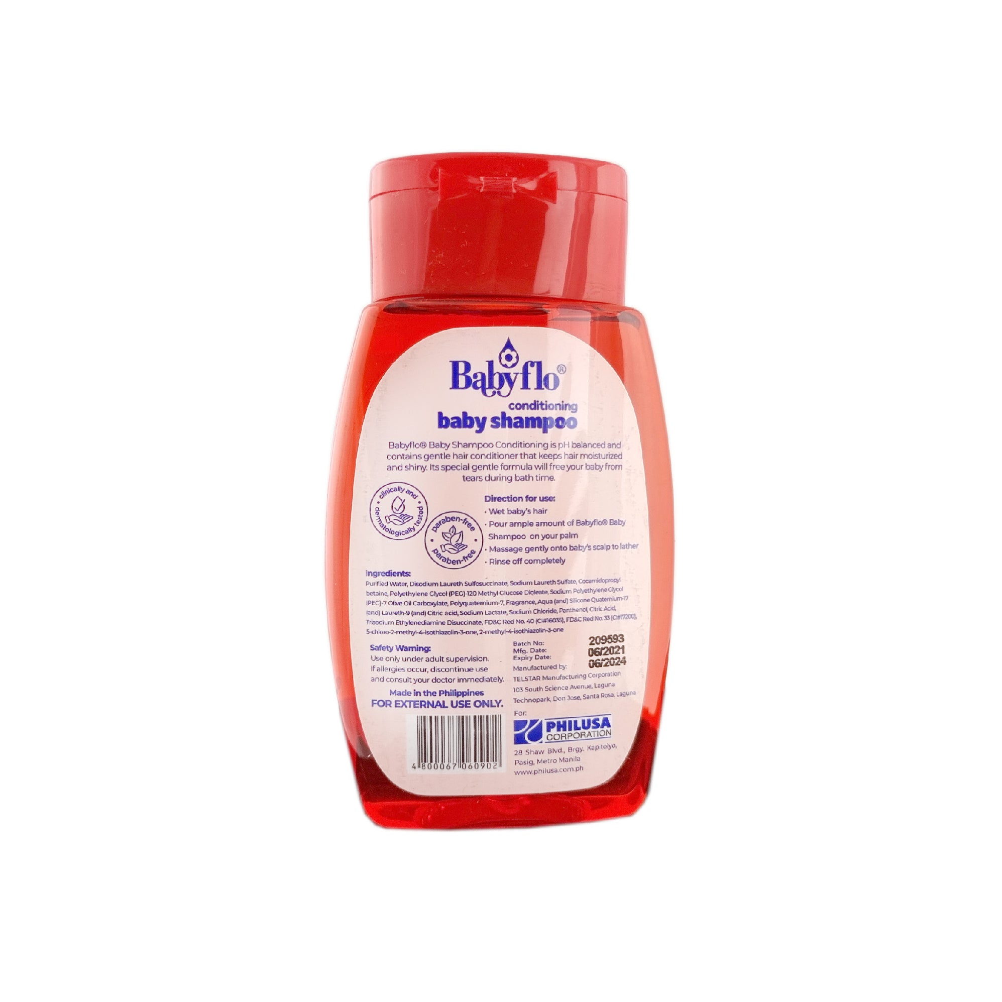 Babyflo Shampoo w/ Conditioner 125mL — PHILUSA Online Store
