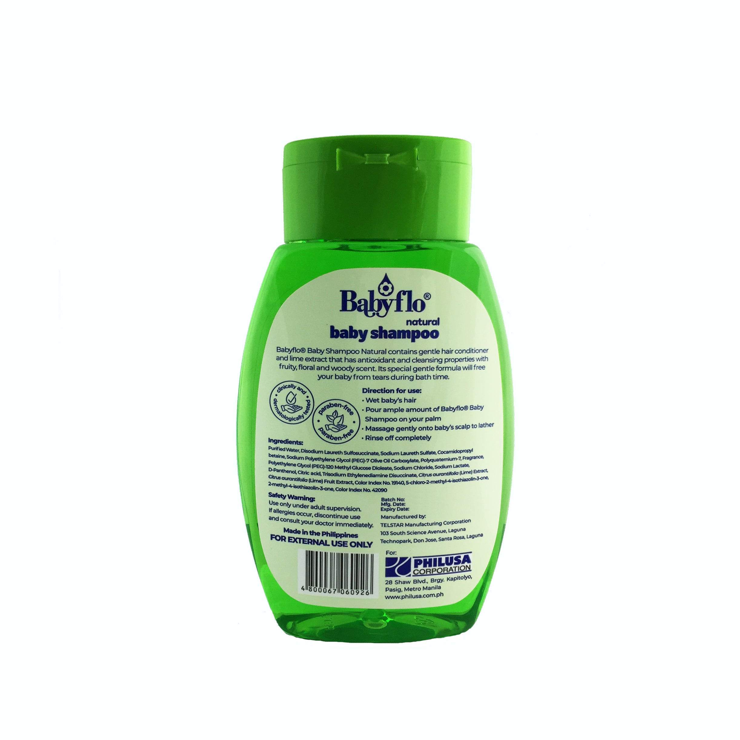 Babyflo Shampoo Natural 200mL — PHILUSA Online Store