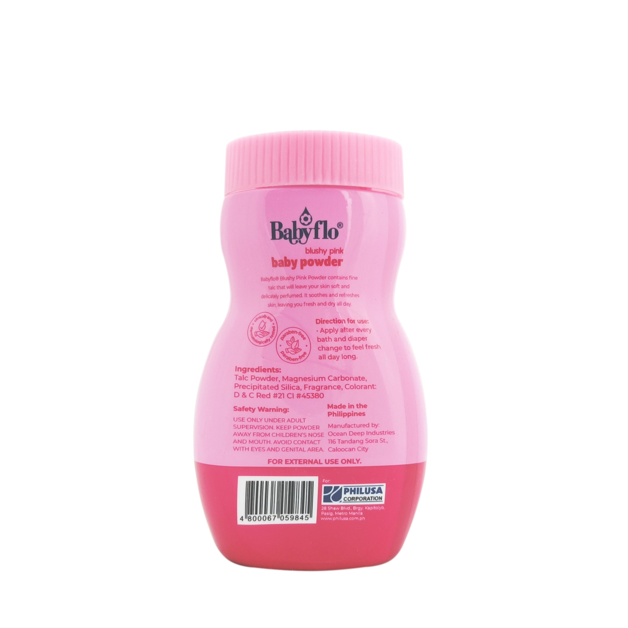Babyflo Baby Powder Blushy Pink 50g — PHILUSA Online Store