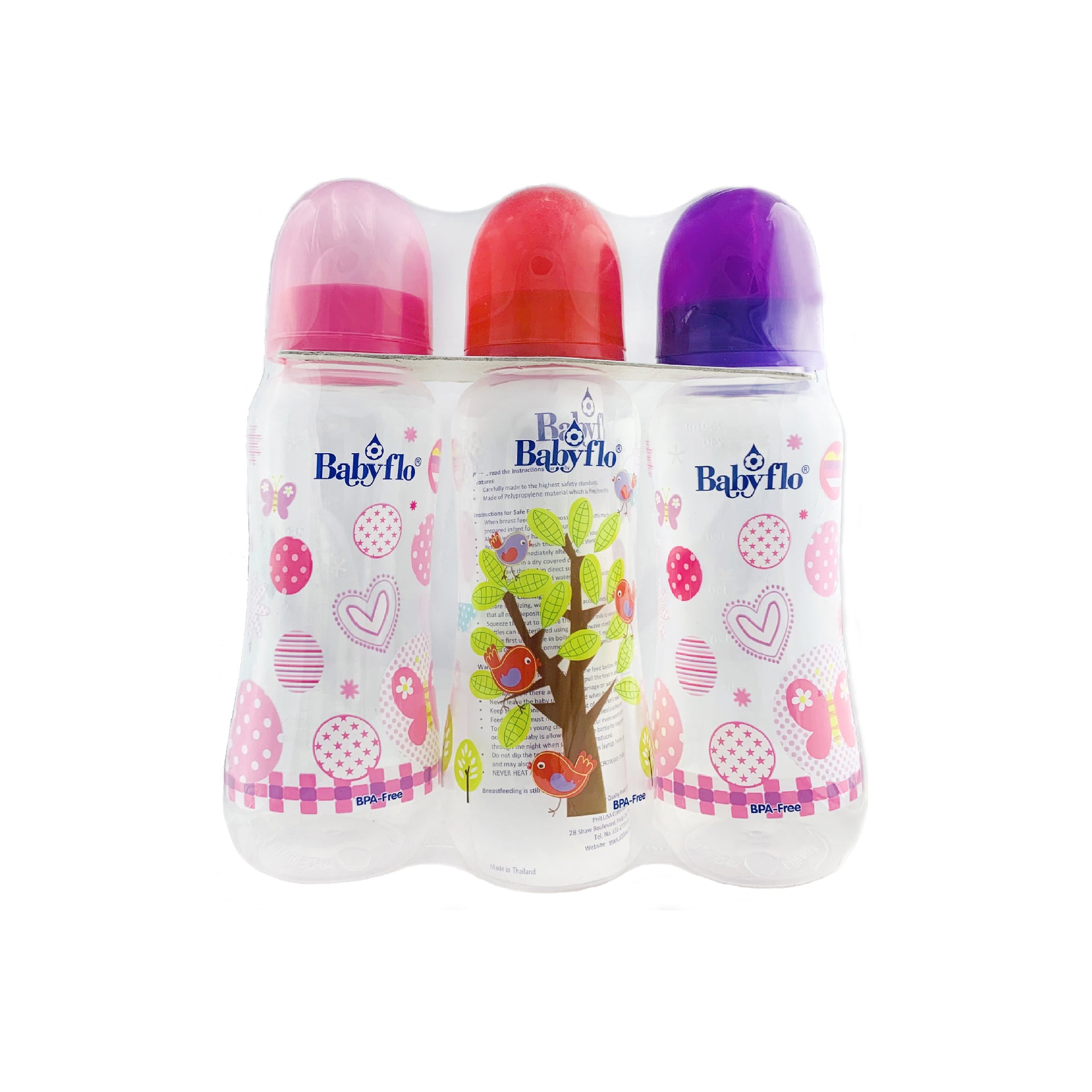 Babyflo Feeding Bottle Tri-Pack 8oz — PHILUSA Online Store
