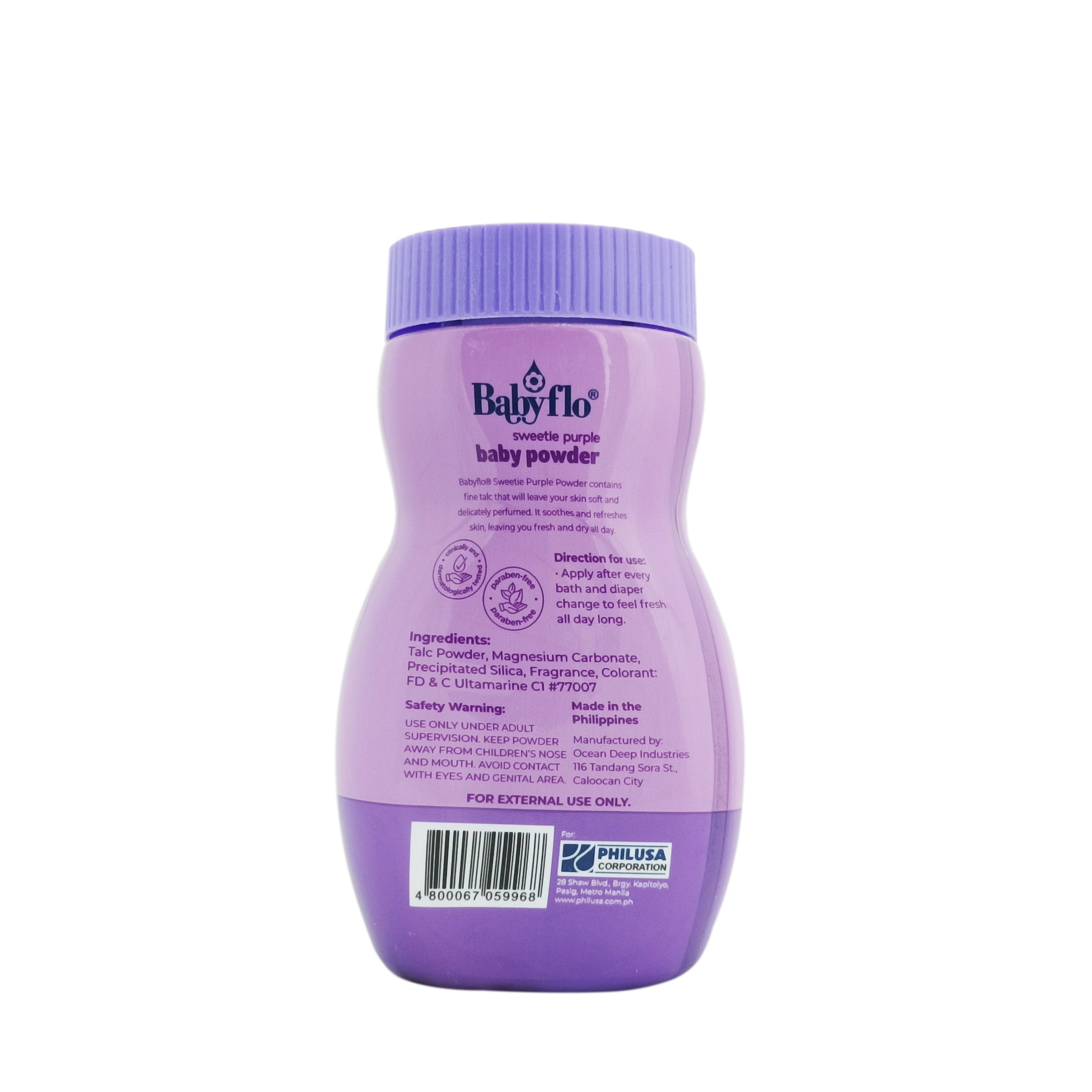 Babyflo Baby Powder Sweetie Purple 50g — PHILUSA Online Store