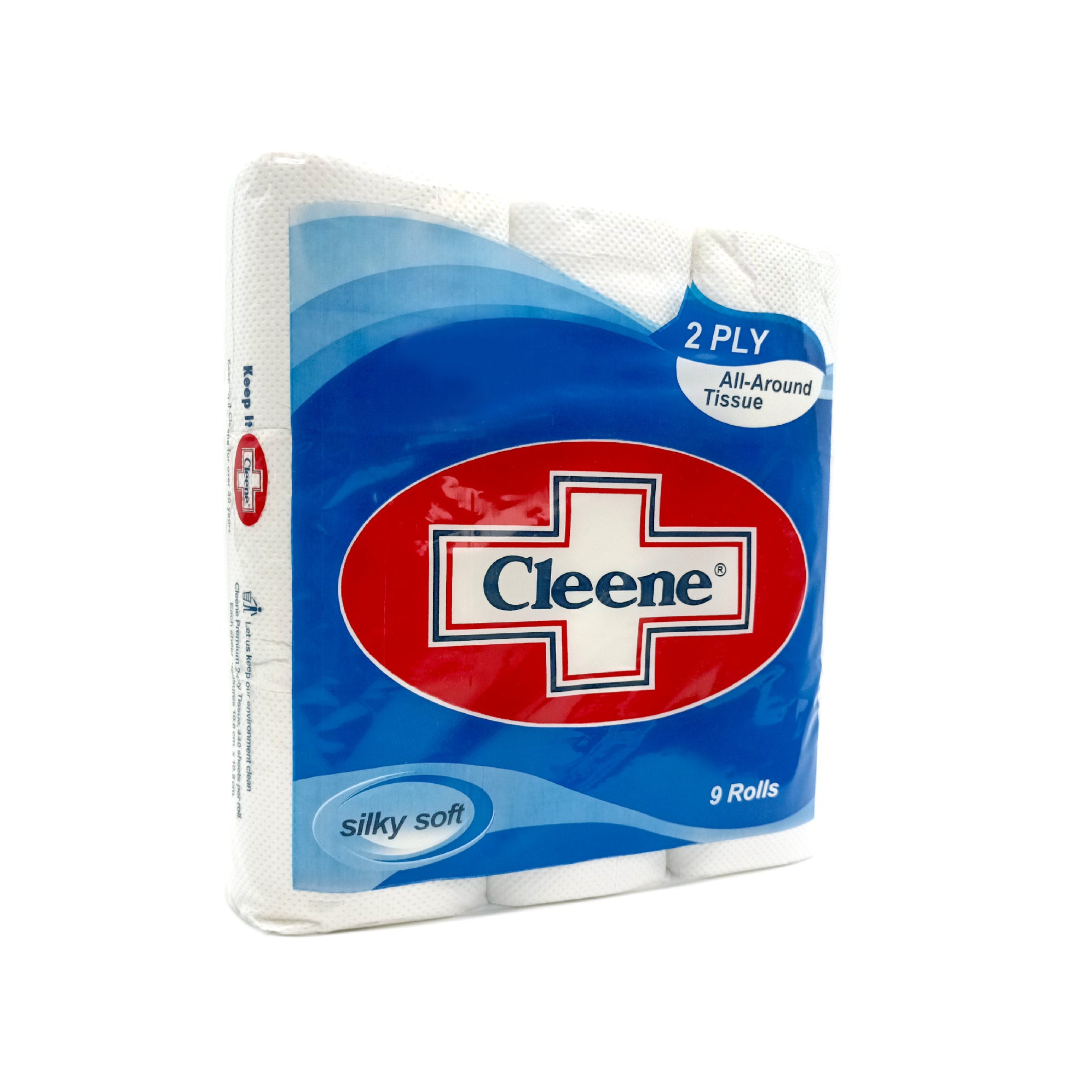 Cleene Bathroom Tissue Silky Soft 2ply 9s — PHILUSA Online Store