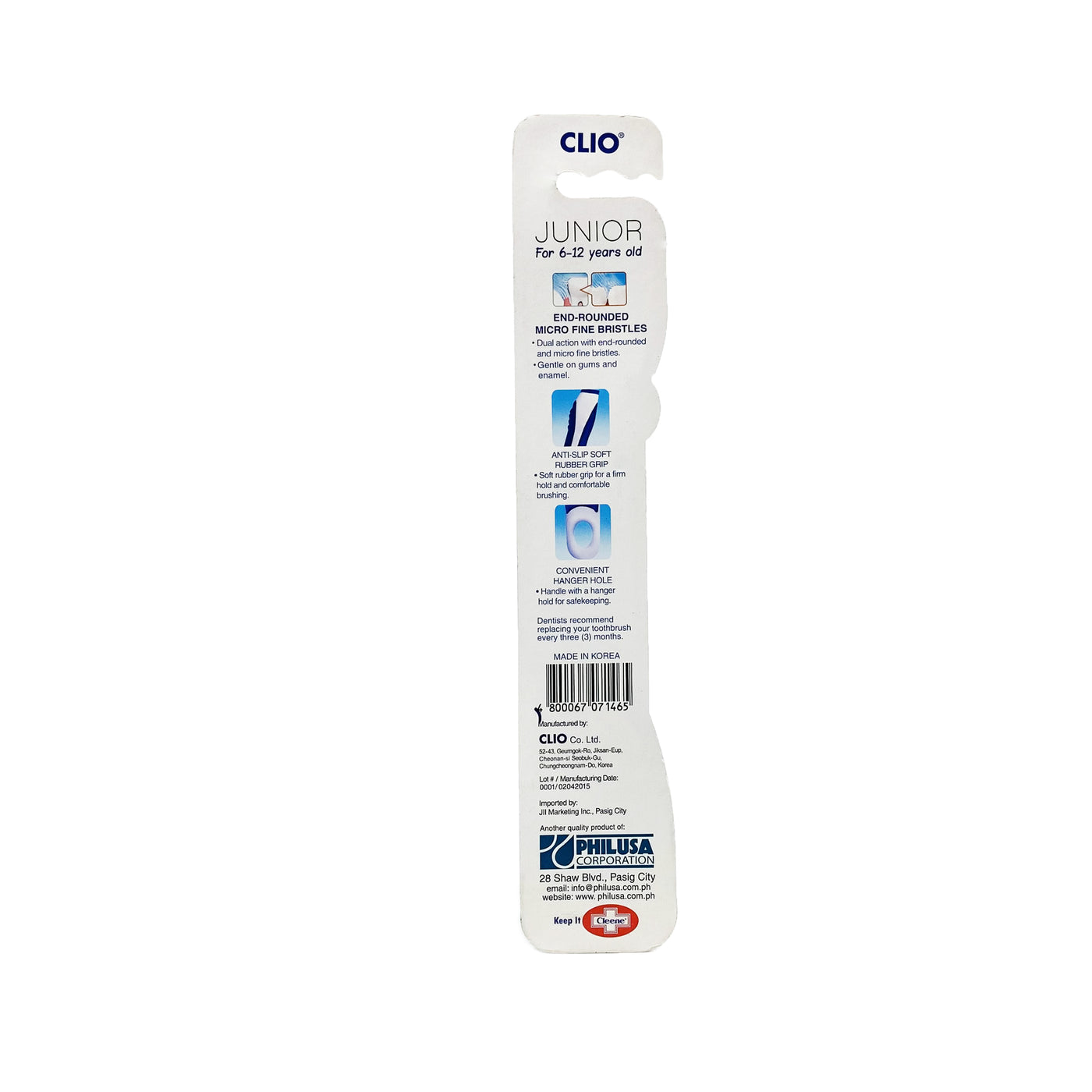 Cleene CLIO Toothbrush Junior — PHILUSA Online Store
