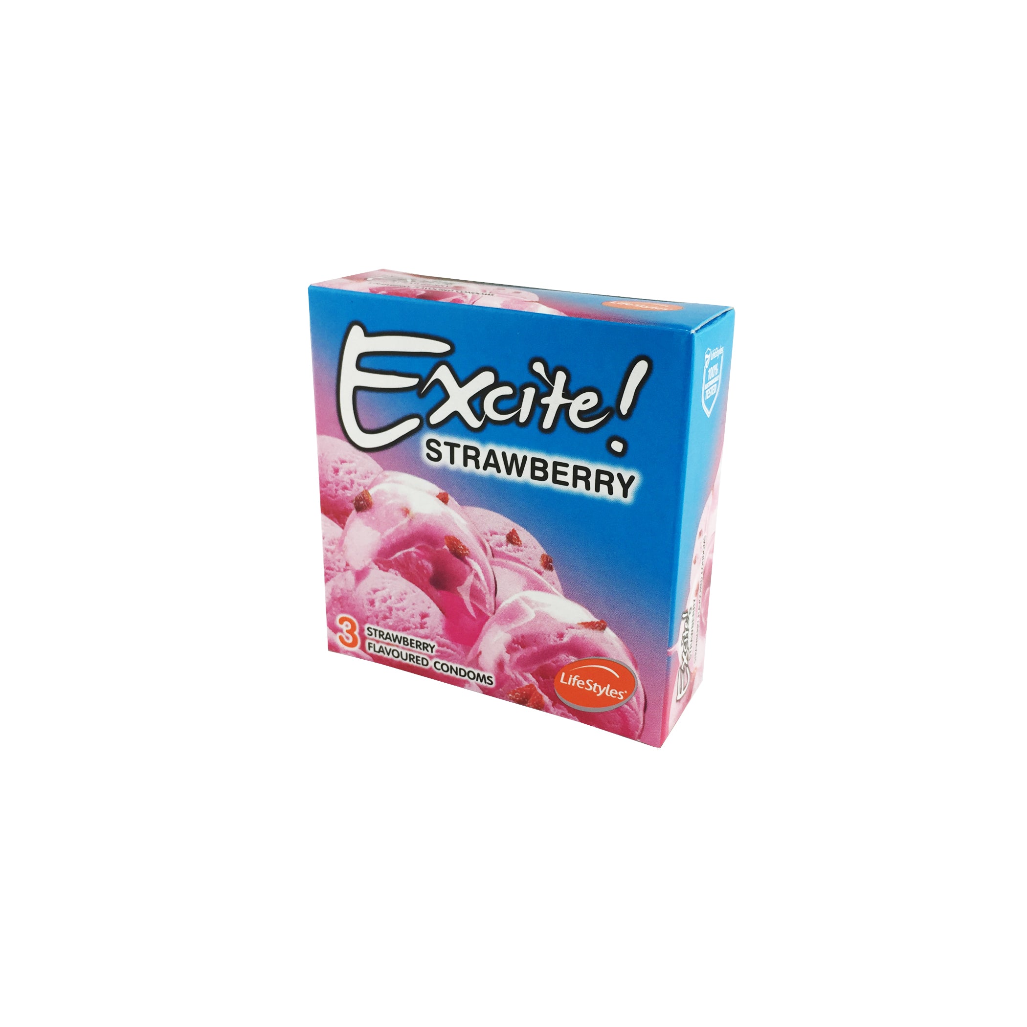 LifeStyles Excite Strawberry 3s — PHILUSA Online Store