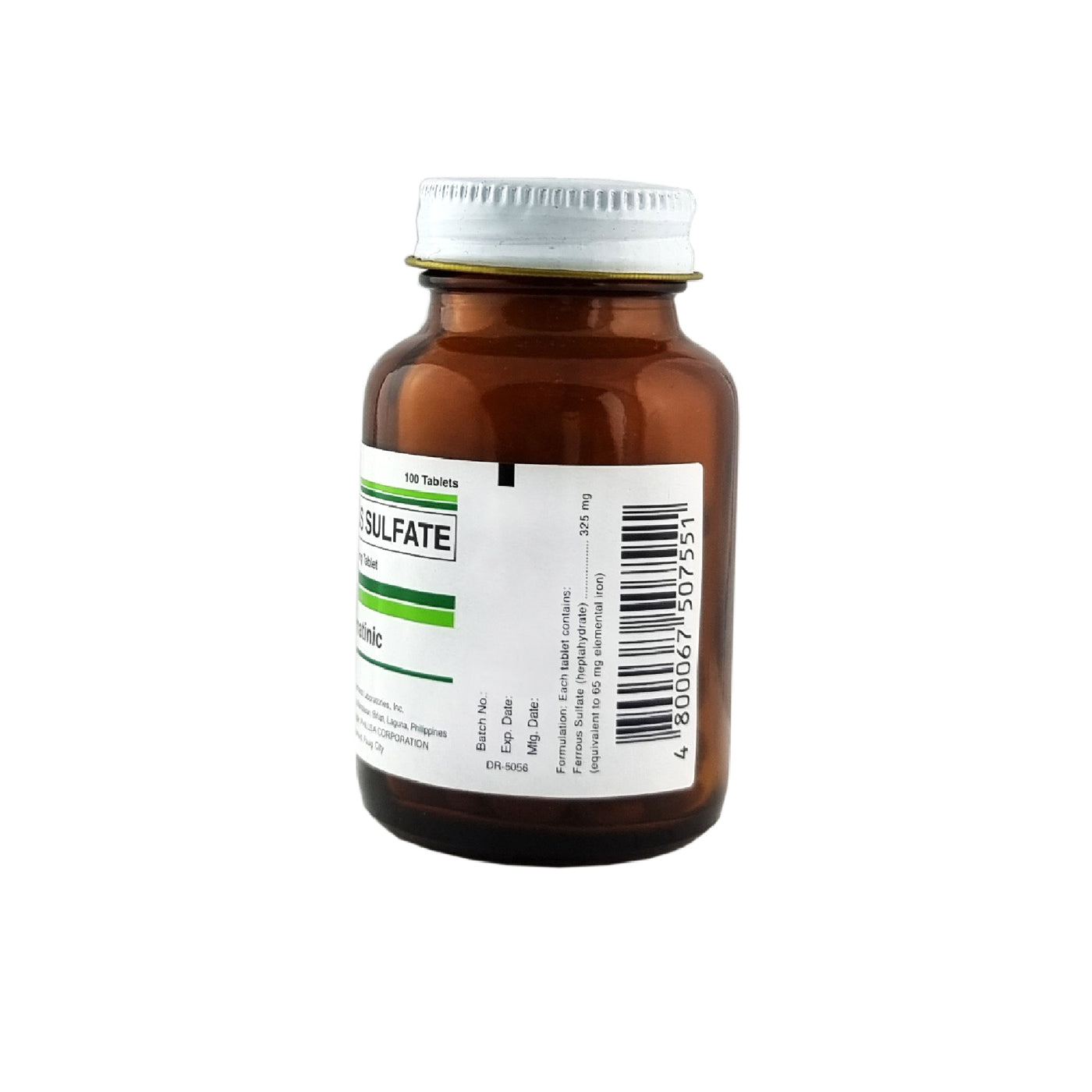 RHEA Ferrous Sulfate 325mg 100s — PHILUSA Online Store