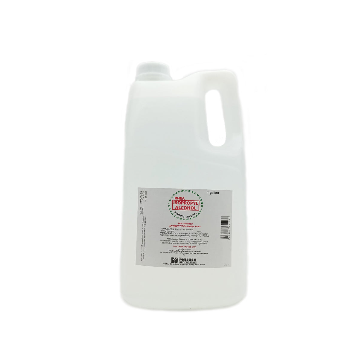 RHEA Isopropyl Alcohol 70% 1gal — PHILUSA Online Store