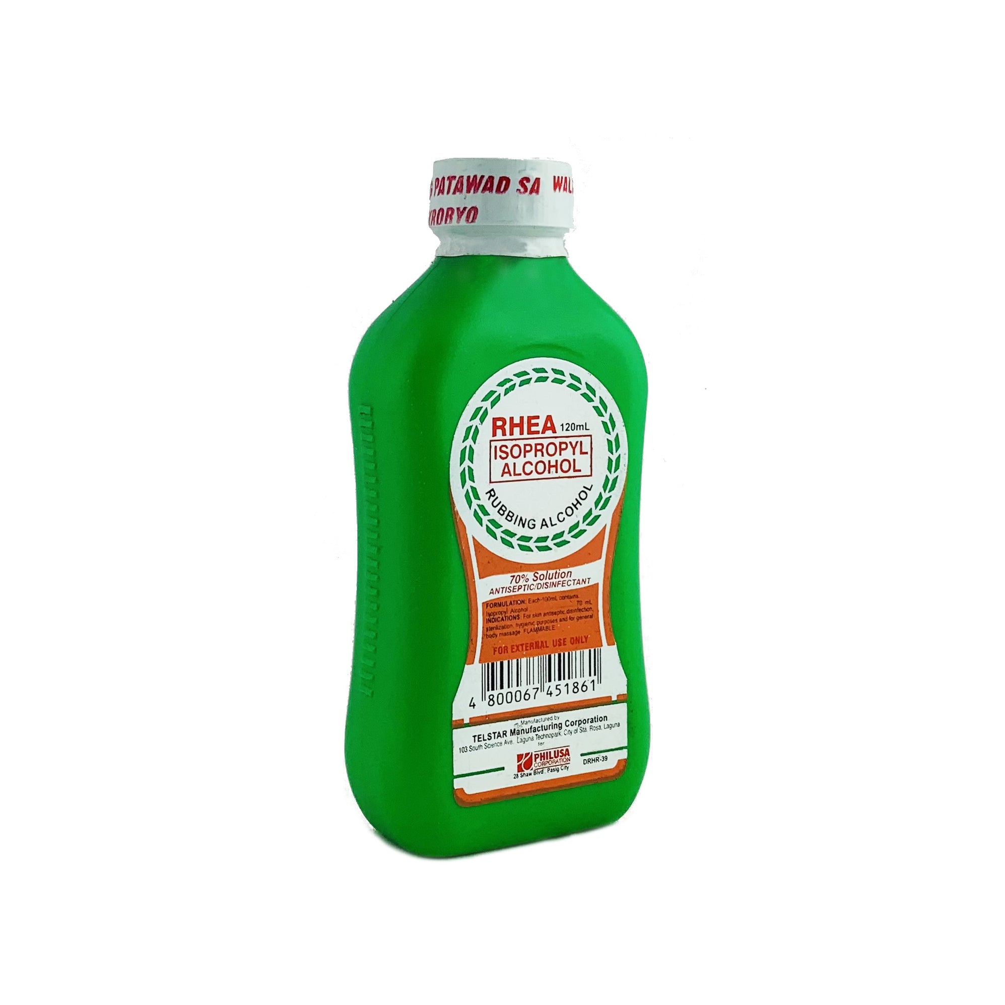 RHEA Isopropyl Alcohol 70% 250mL — PHILUSA Online Store